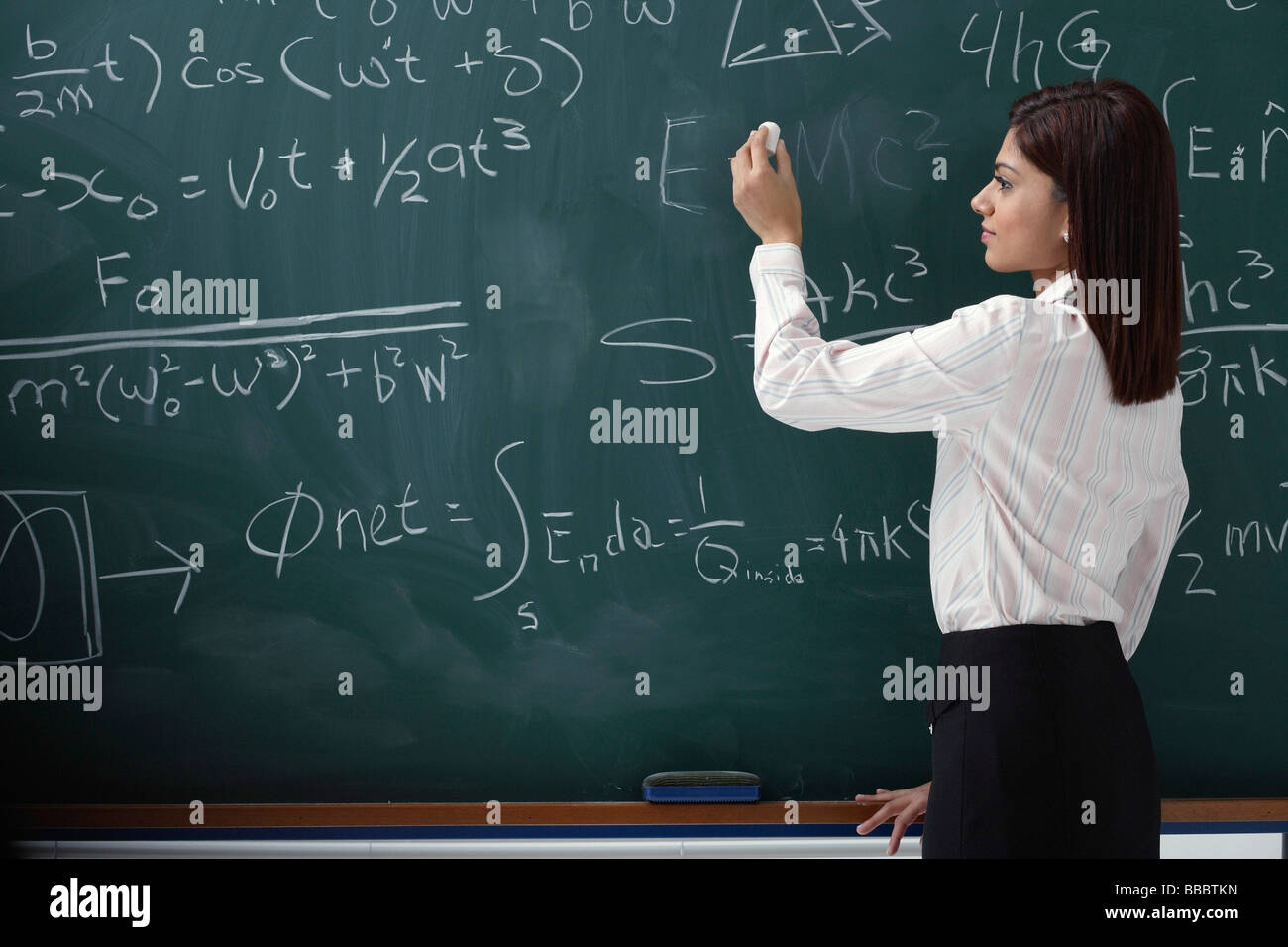 Math calculation board hi-res stock photography and images - Alamy