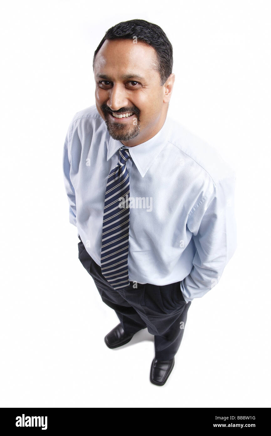 Indian man hands in pockets studio hi-res stock photography and images ...