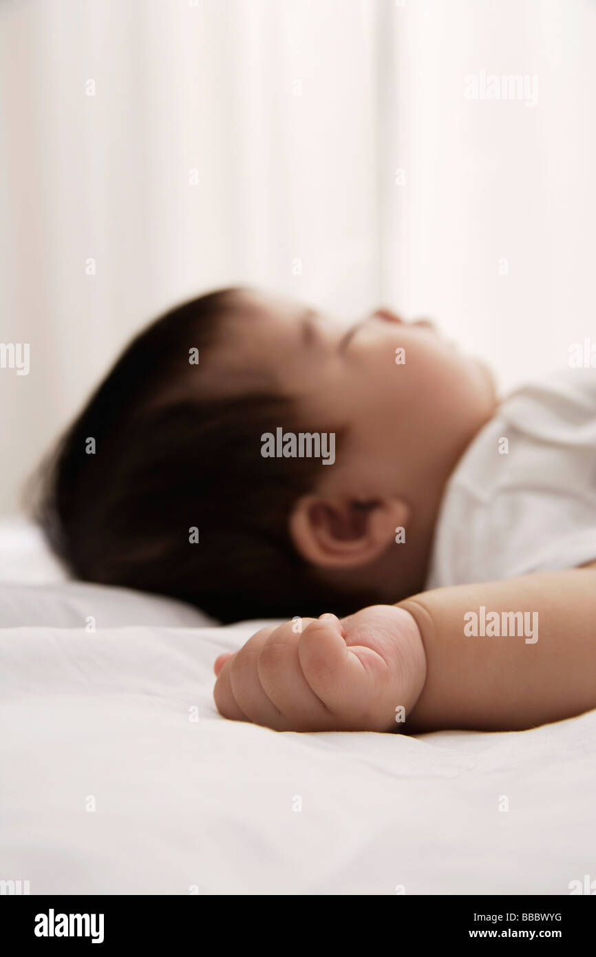 profile of sleeping baby Stock Photo - Alamy
