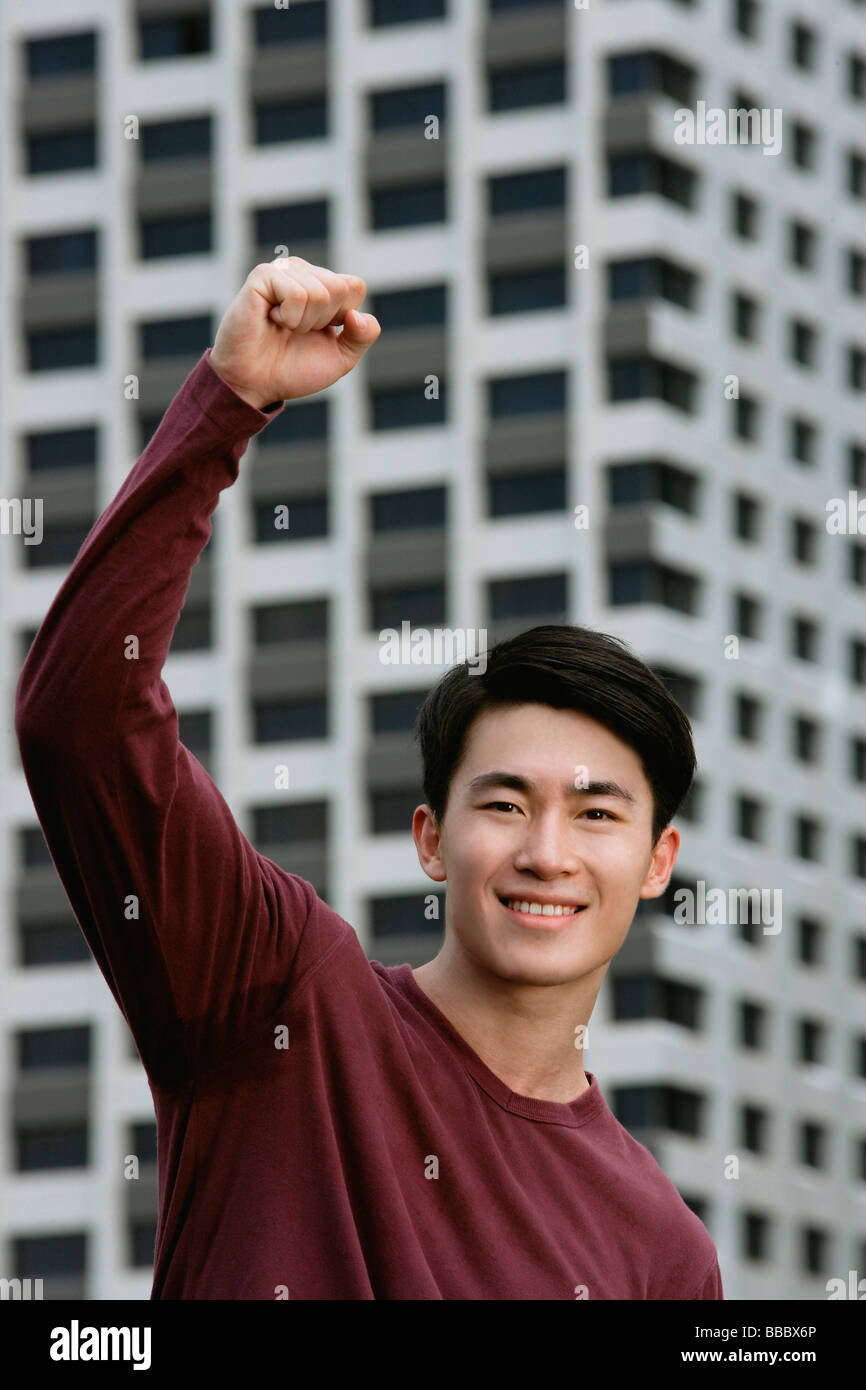 Hand raised in a fist hi-res stock photography and images - Alamy