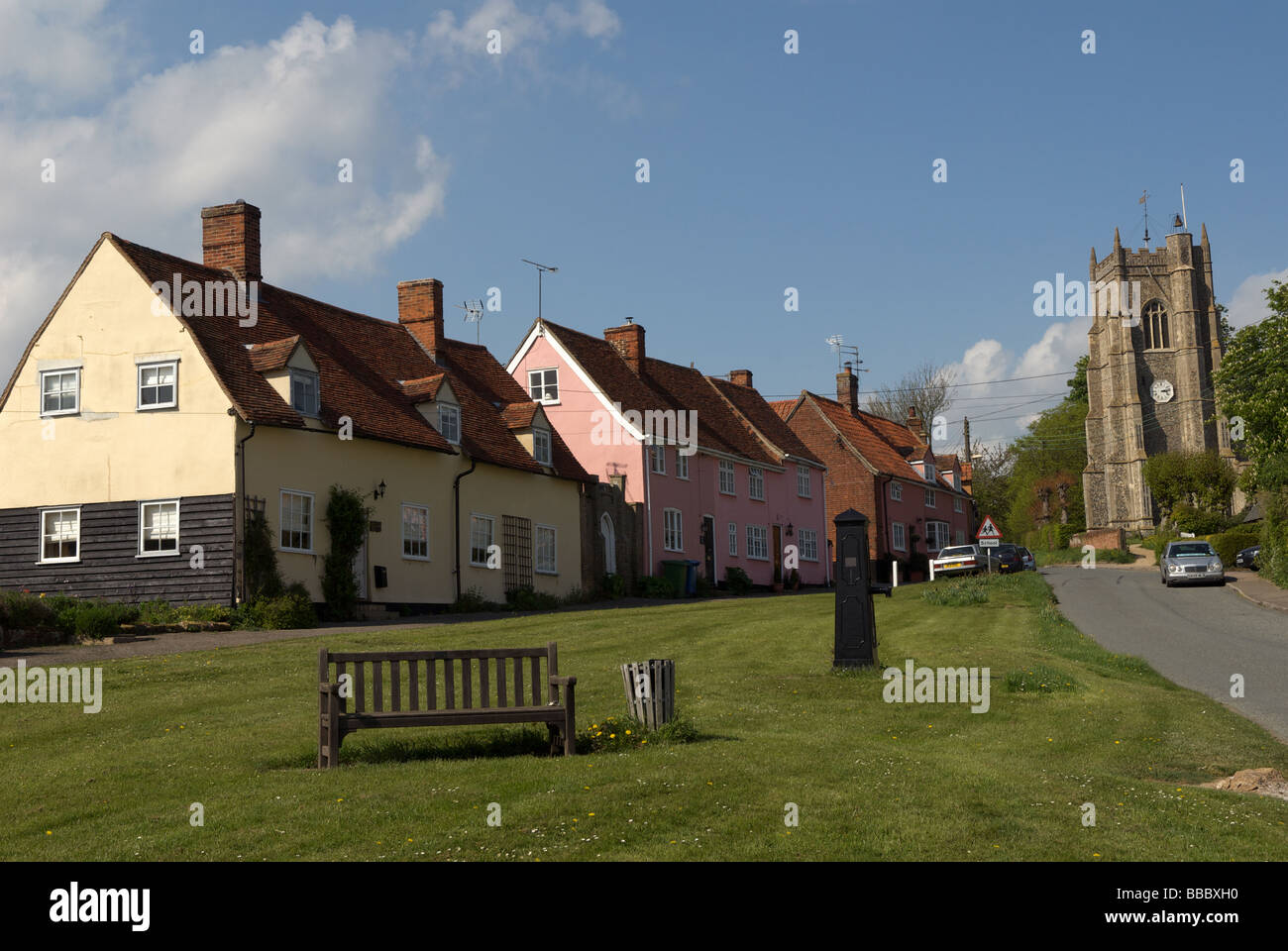Monks Eleigh, Suffolk, UK Stock Photo - Alamy