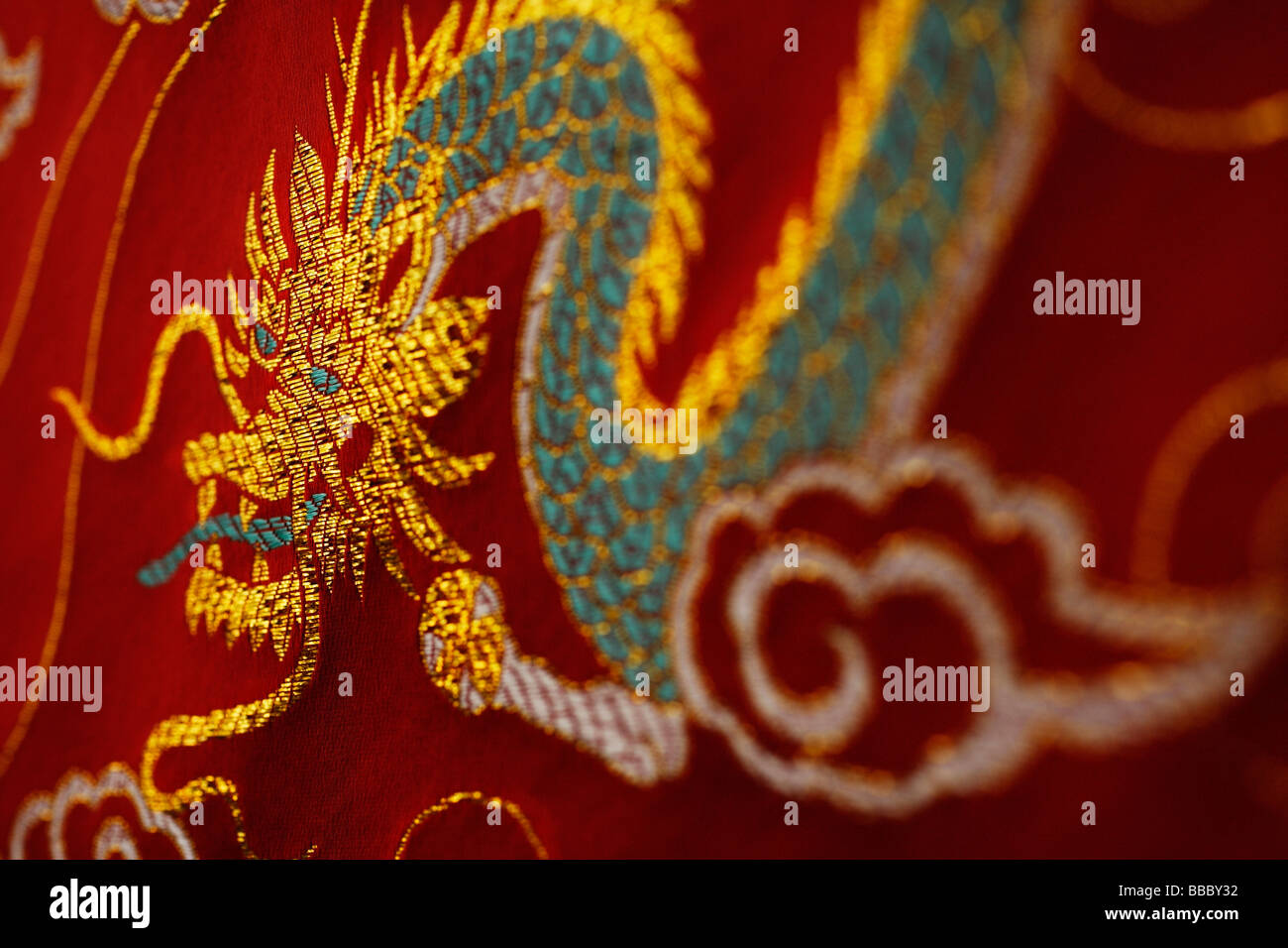 Close up of Chinese silk Stock Photo - Alamy