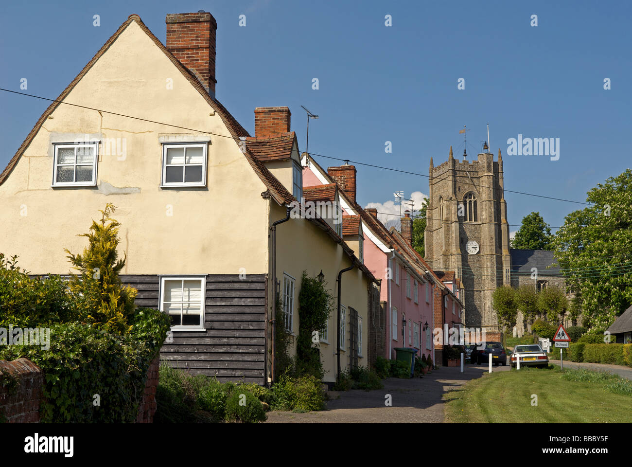 Monks Eleigh, Suffolk, UK Stock Photo - Alamy