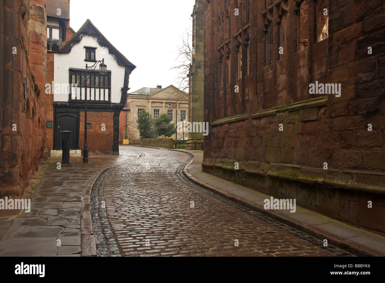 Tudor House at Bayley Lane in Coventry, West Midlands of England ...