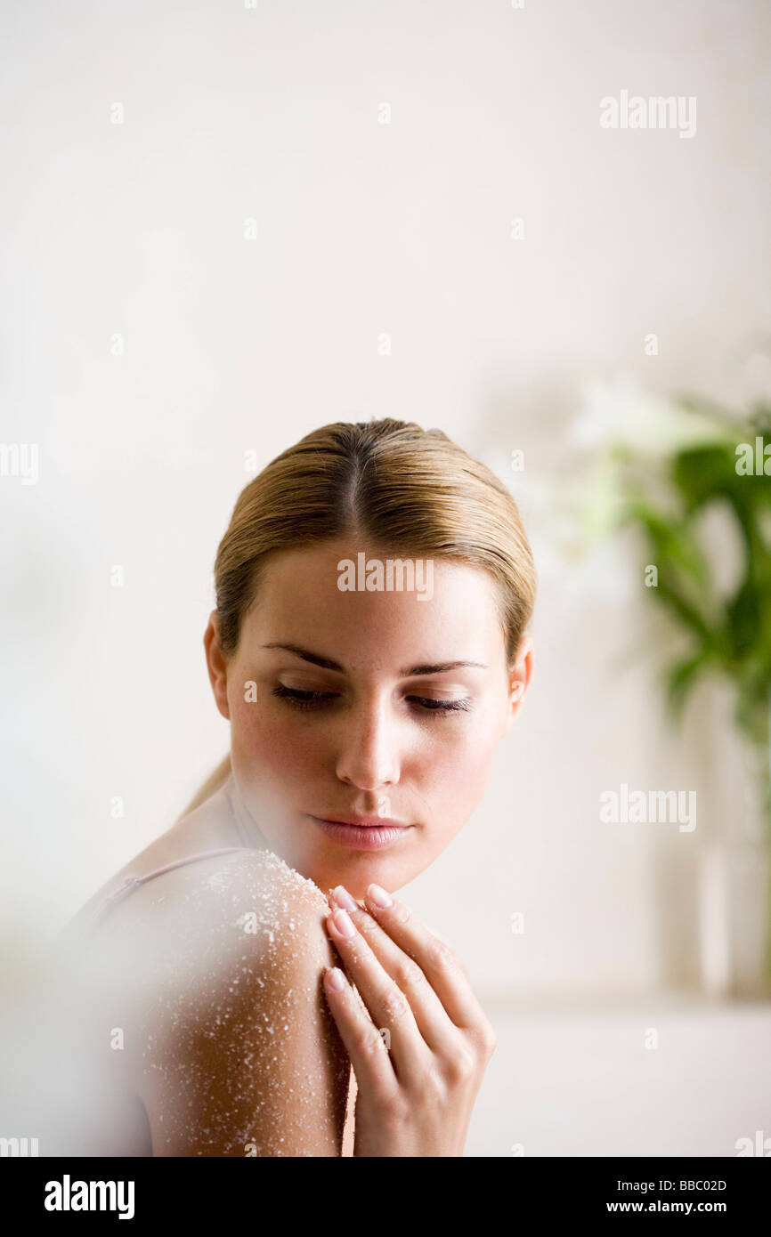 Salt peeling mask hi-res stock photography and images - Alamy
