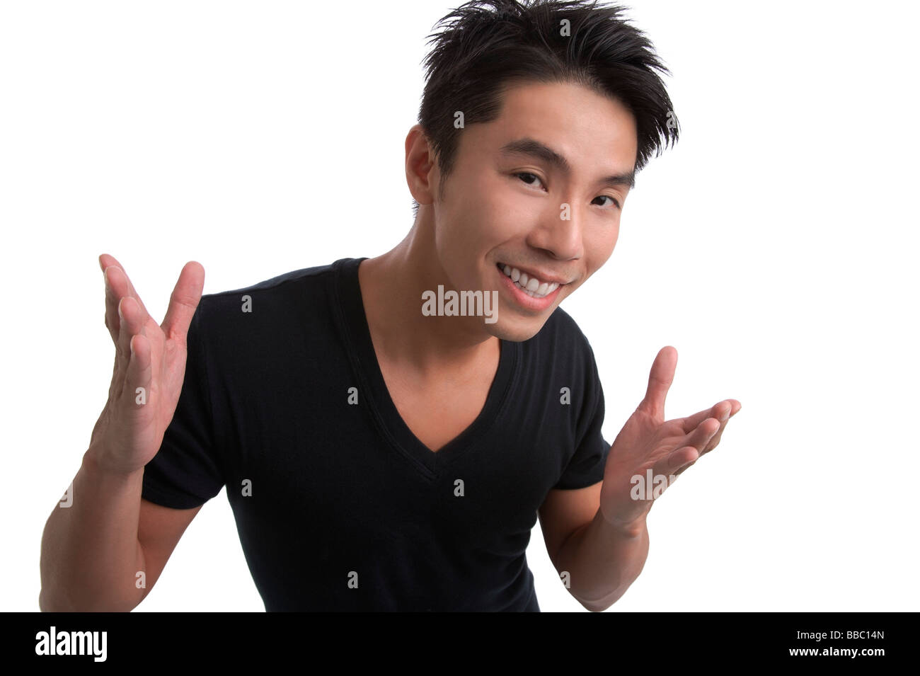 Man smiling at camera Stock Photo - Alamy