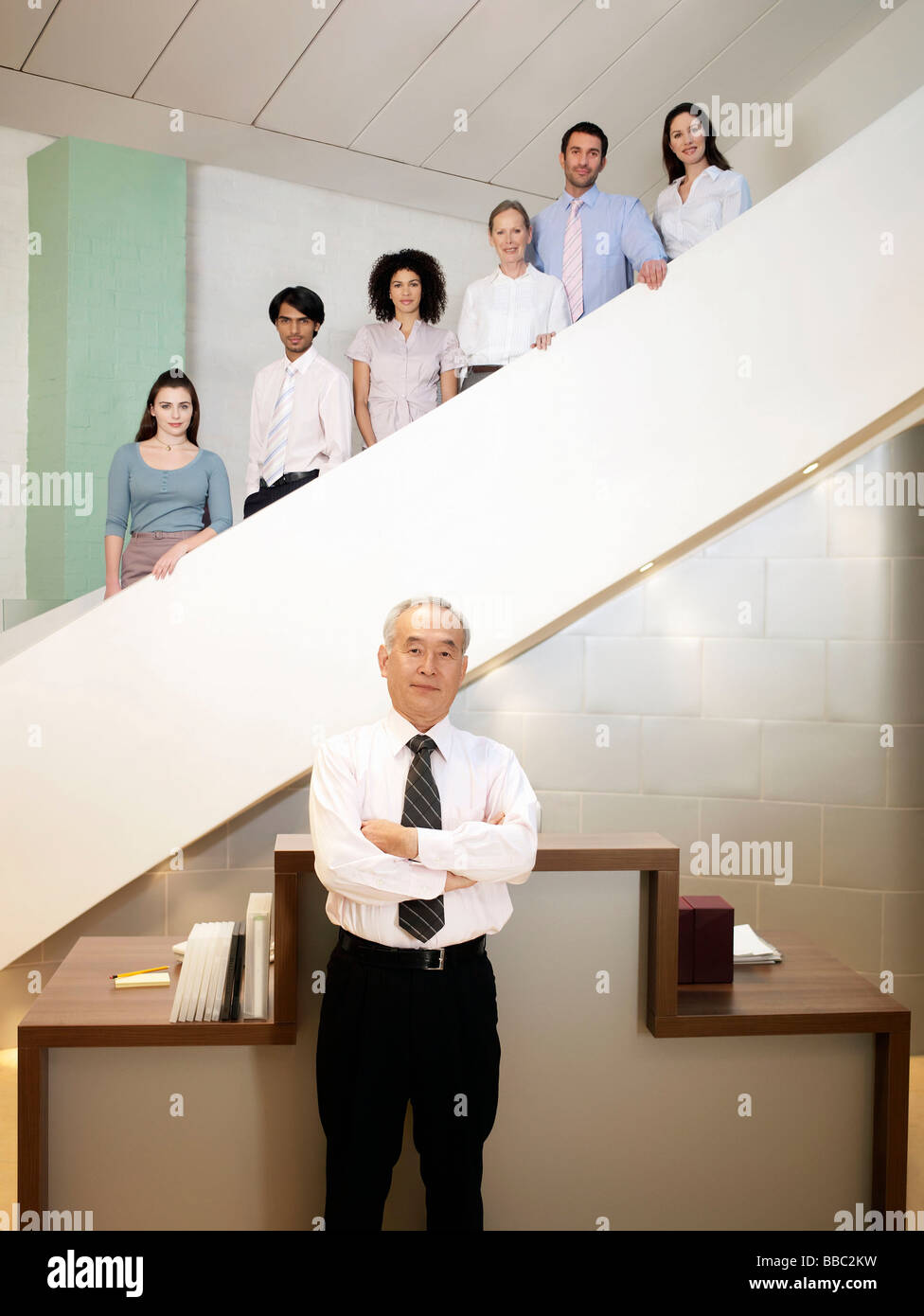Portrait of office workers Stock Photo - Alamy