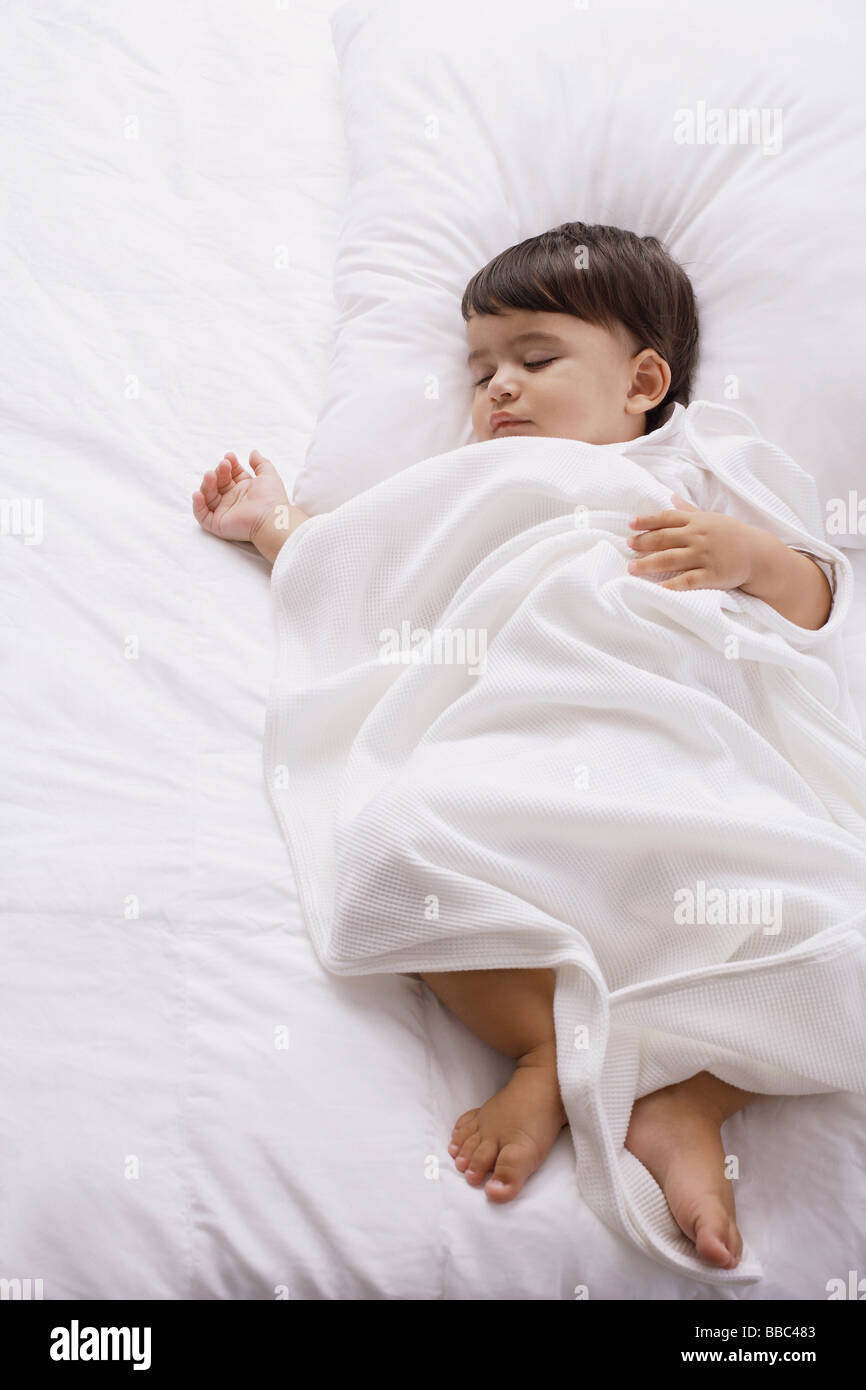 sleeping baby boy Stock Photo - Alamy