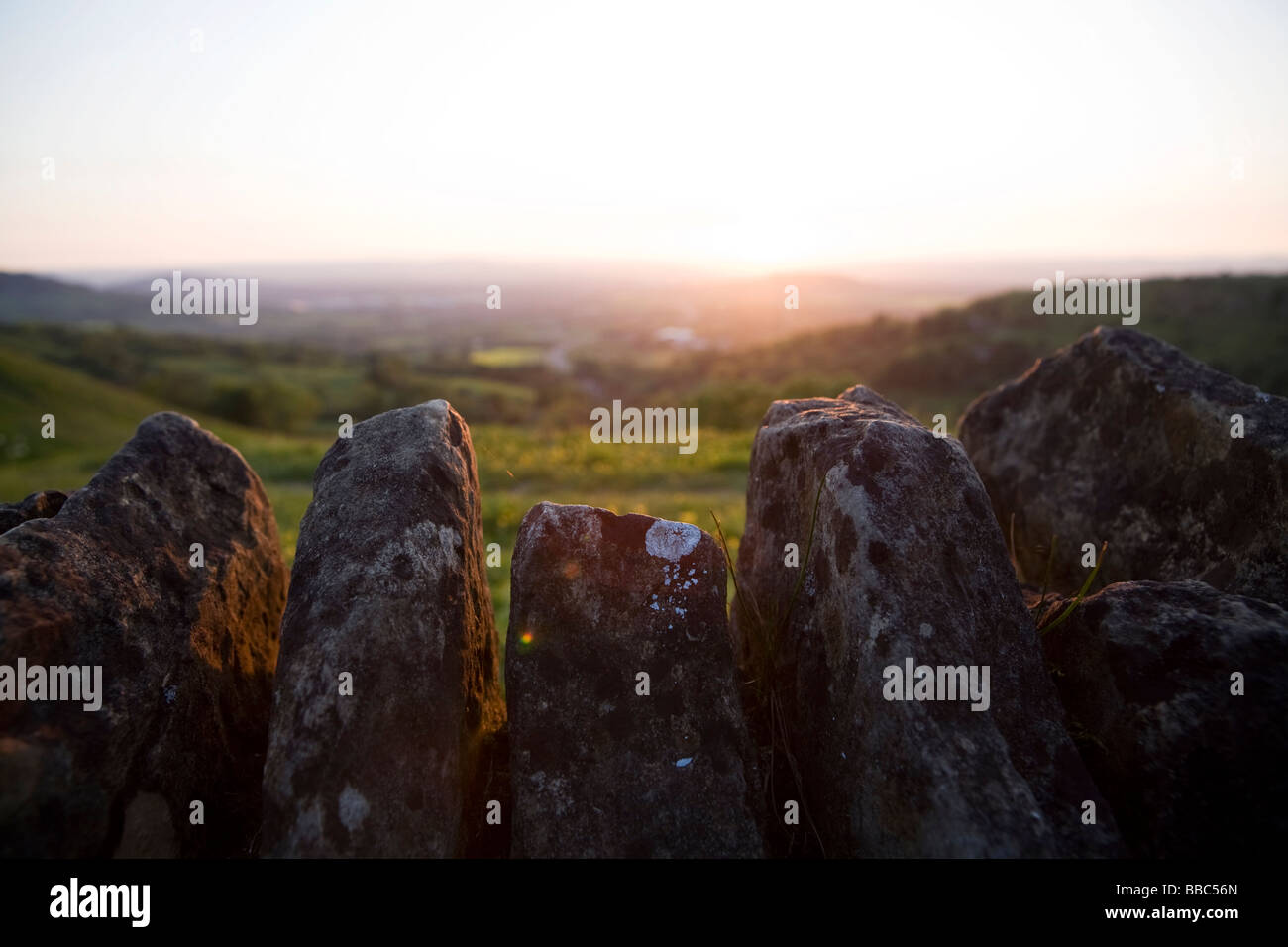 Birdlip Gloucestershire, sunset Stock Photo - Alamy