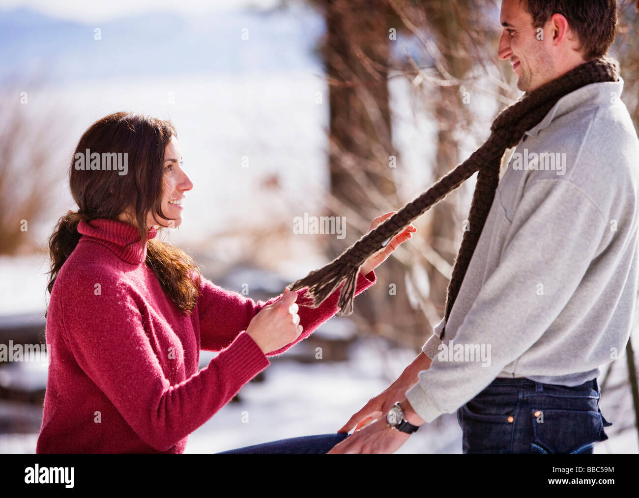 Woman Stepping On Mans Face