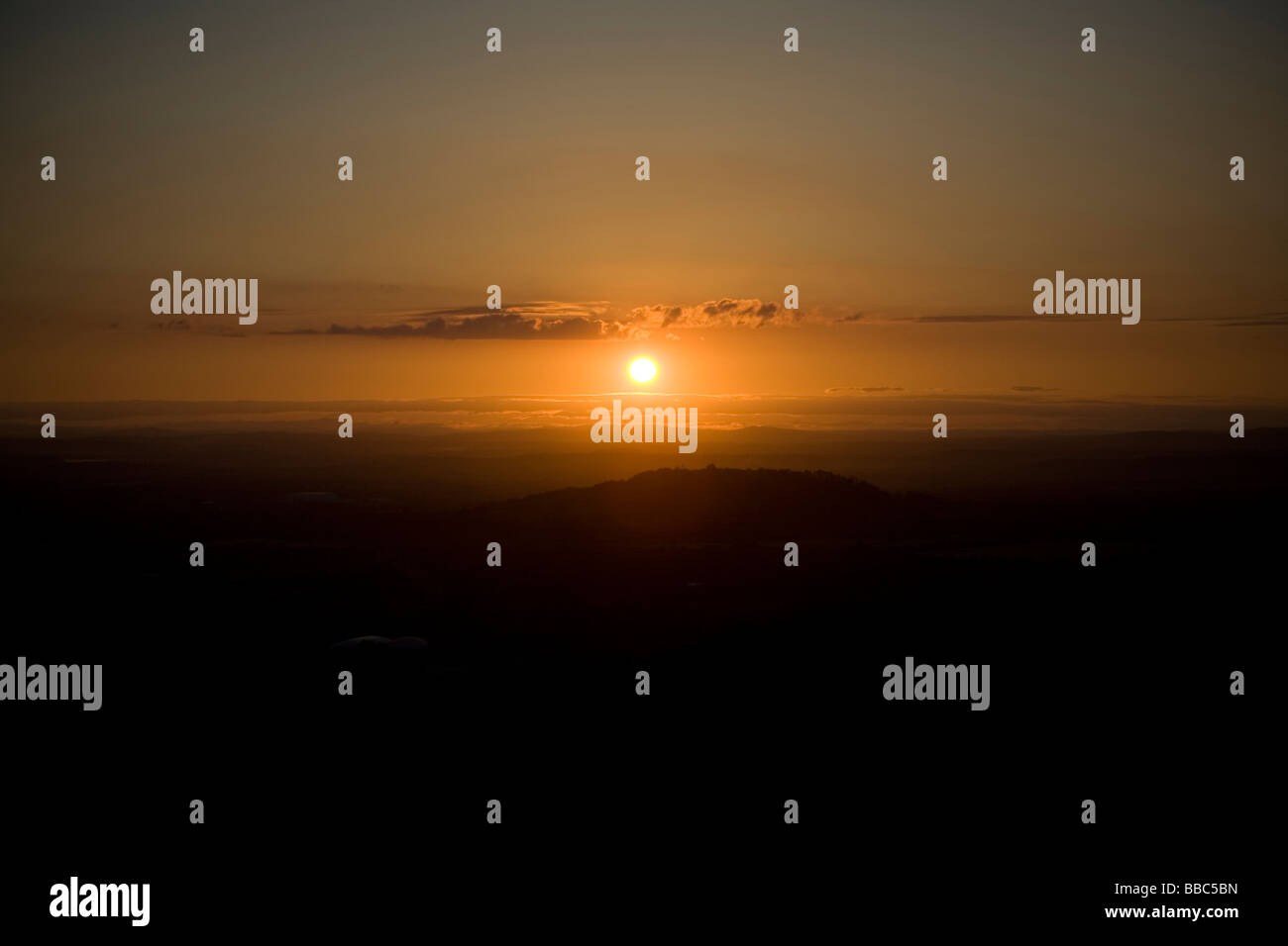 Birdlip Gloucestershire, sunset Stock Photo - Alamy