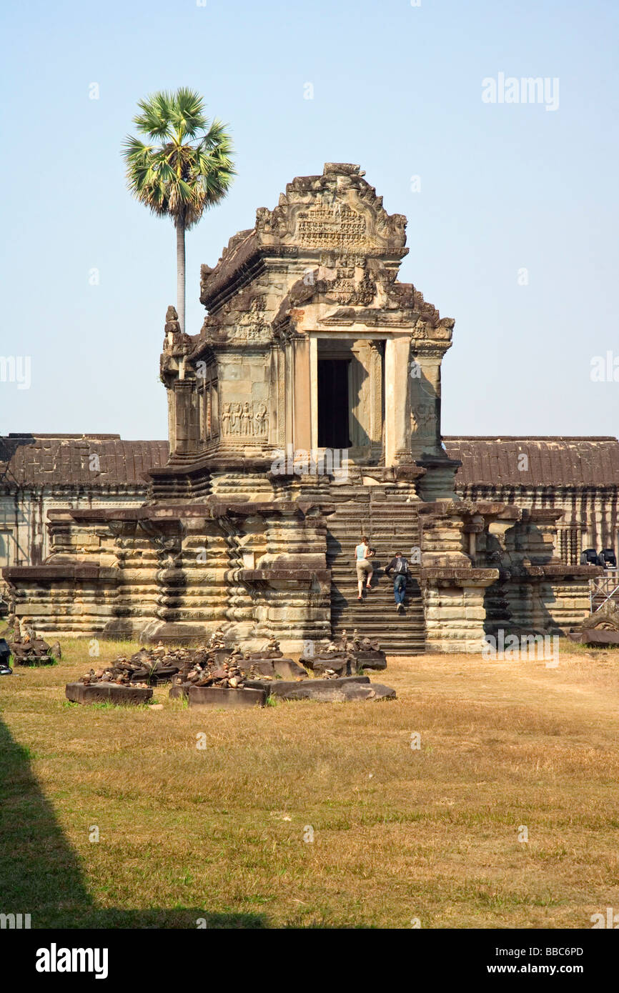 The ancient ruins of Angkor Wat in Cambodia Stock Photo - Alamy