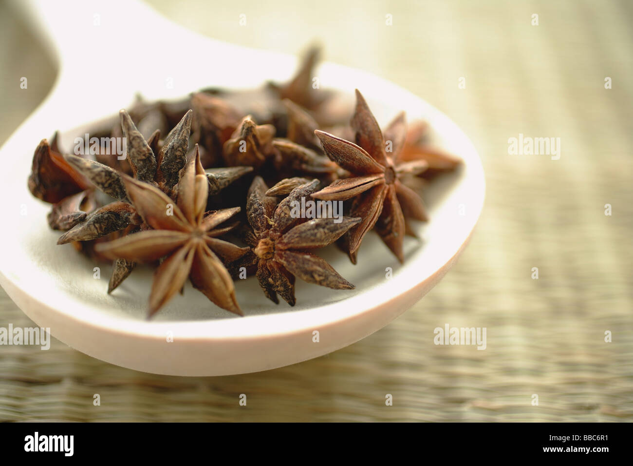 Star Anise in spoon, still life, close-up Stock Photo - Alamy
