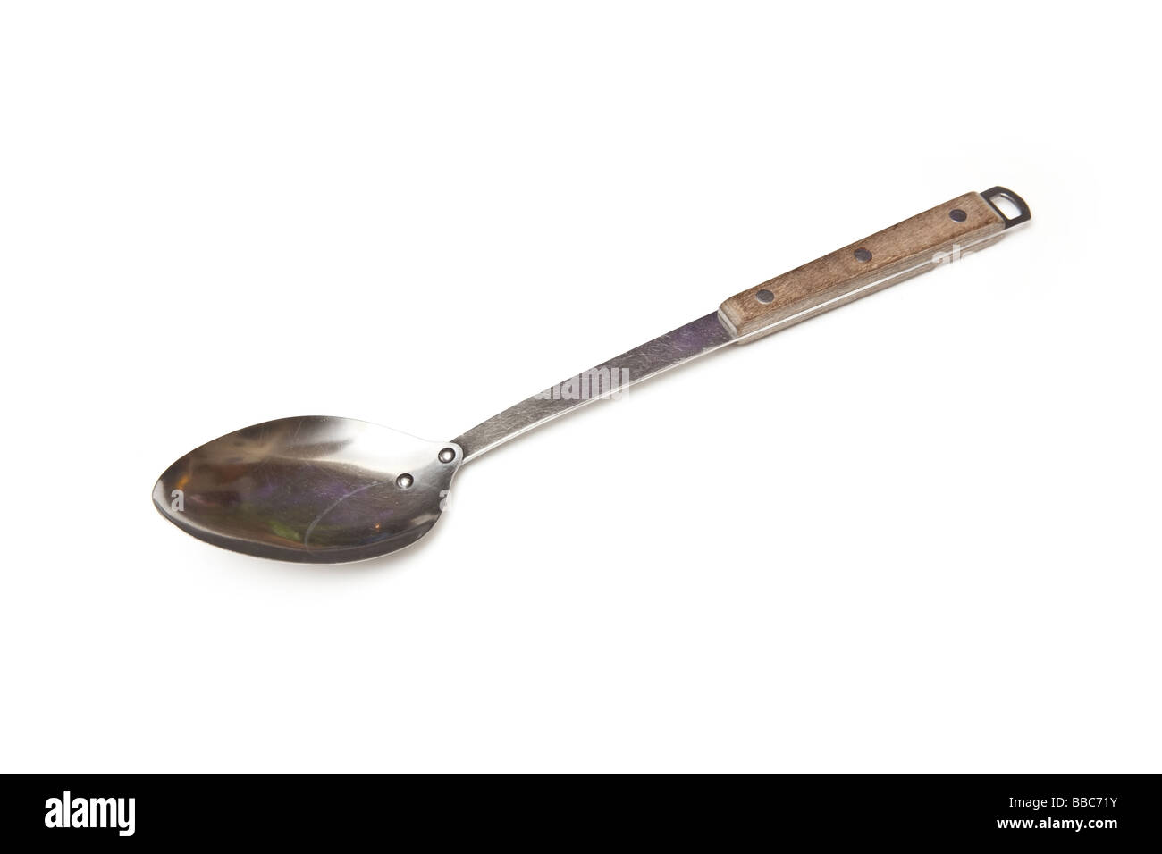 Serving spoon isolated on a white studio background Stock Photo - Alamy