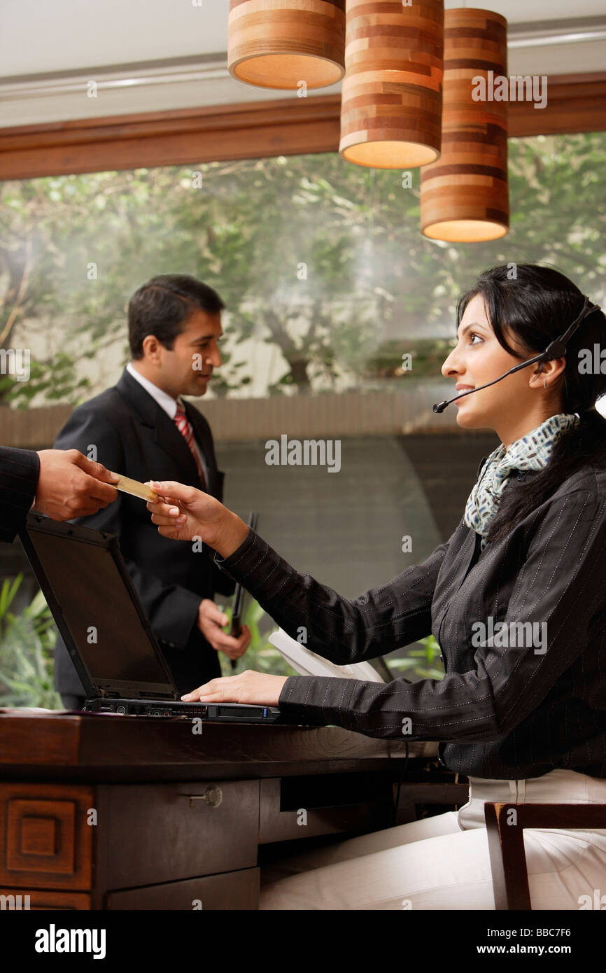 Conference registration desk hi-res stock photography and images - Alamy