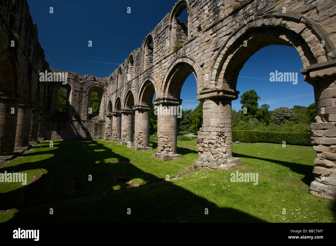 Buildwas Abbey Buildwas Shropshire West Midlands England UK Stock Photo ...