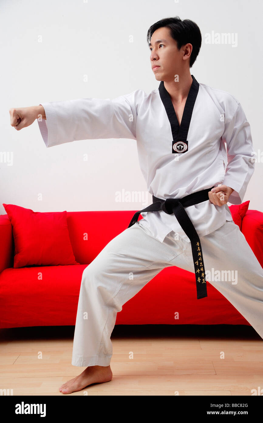 Man martial arts arms hi-res stock photography and images - Alamy