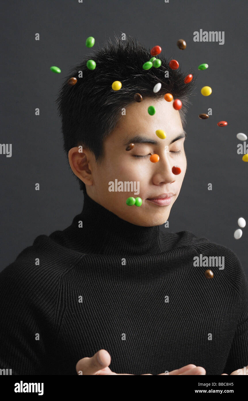 Throwing candy hi-res stock photography and images - Alamy