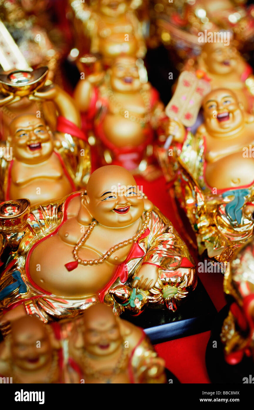 Chinese Laughing Buddhas Stock Photo - Alamy