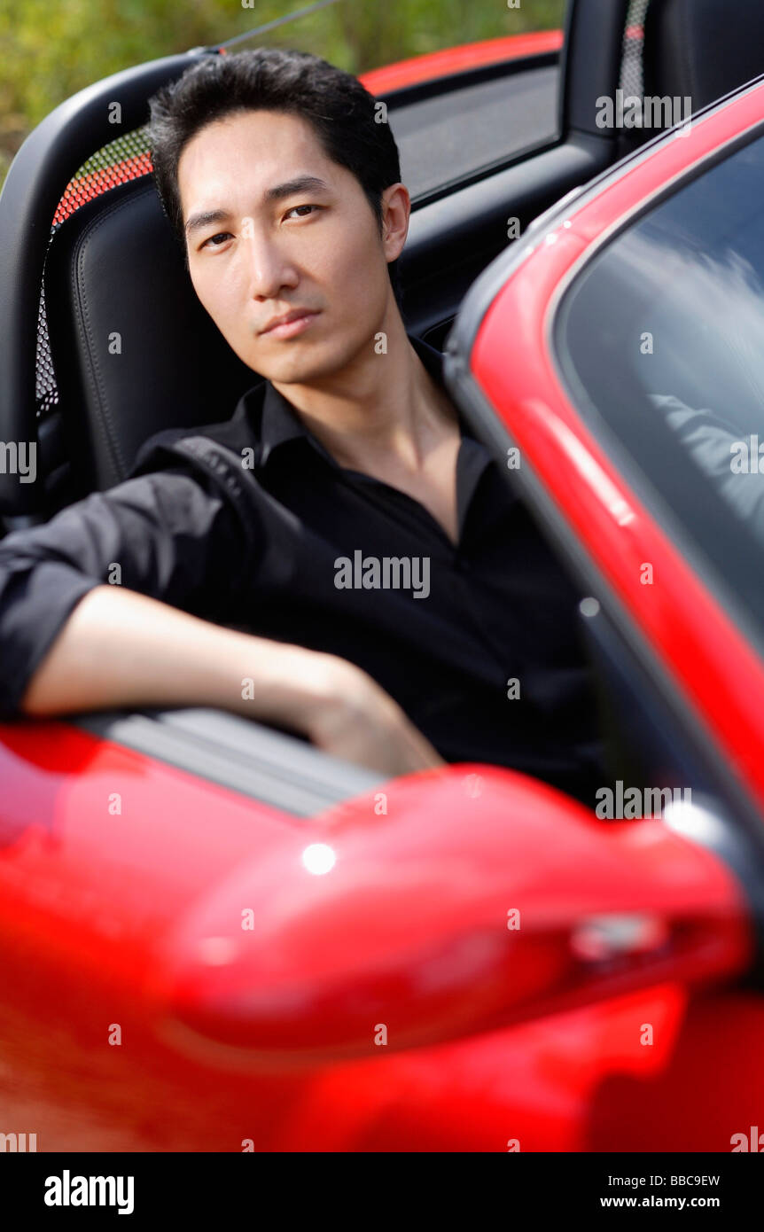 Chinese man in car hi-res stock photography and images - Alamy