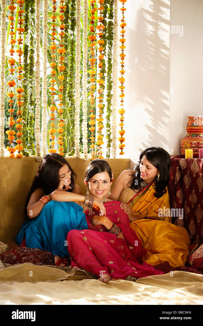 Three young people colorful hi-res stock photography and images - Alamy
