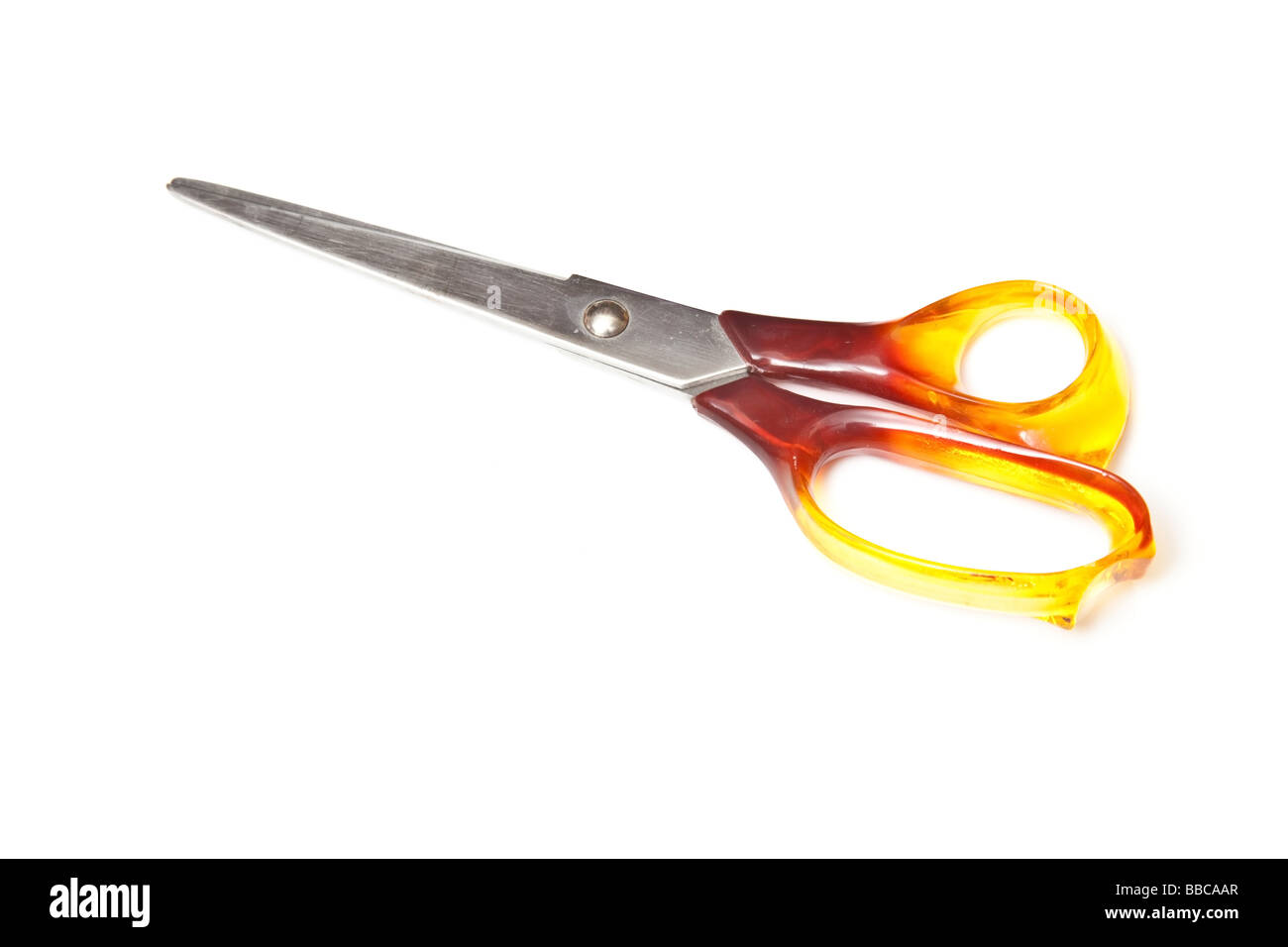 scissors isolated on a white studio background Stock Photo - Alamy