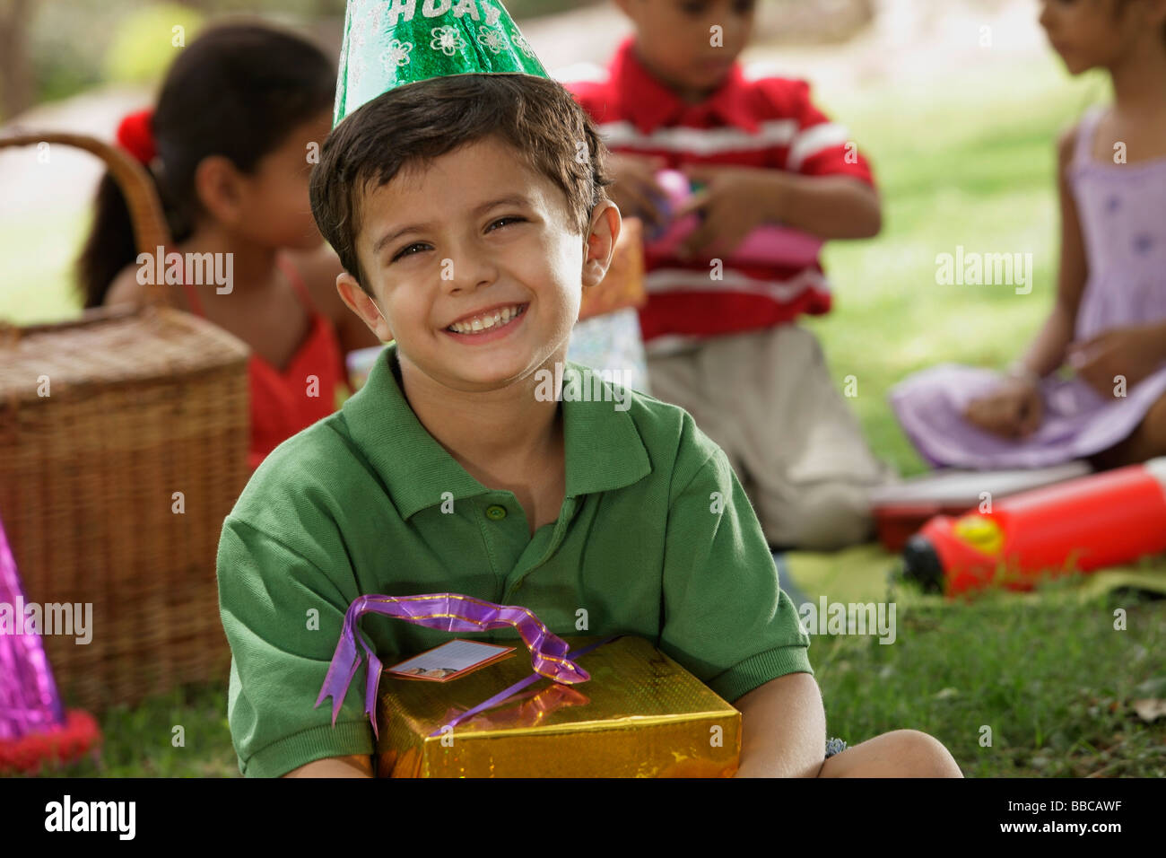 Birthday present girl boy hi-res stock photography and images - Alamy