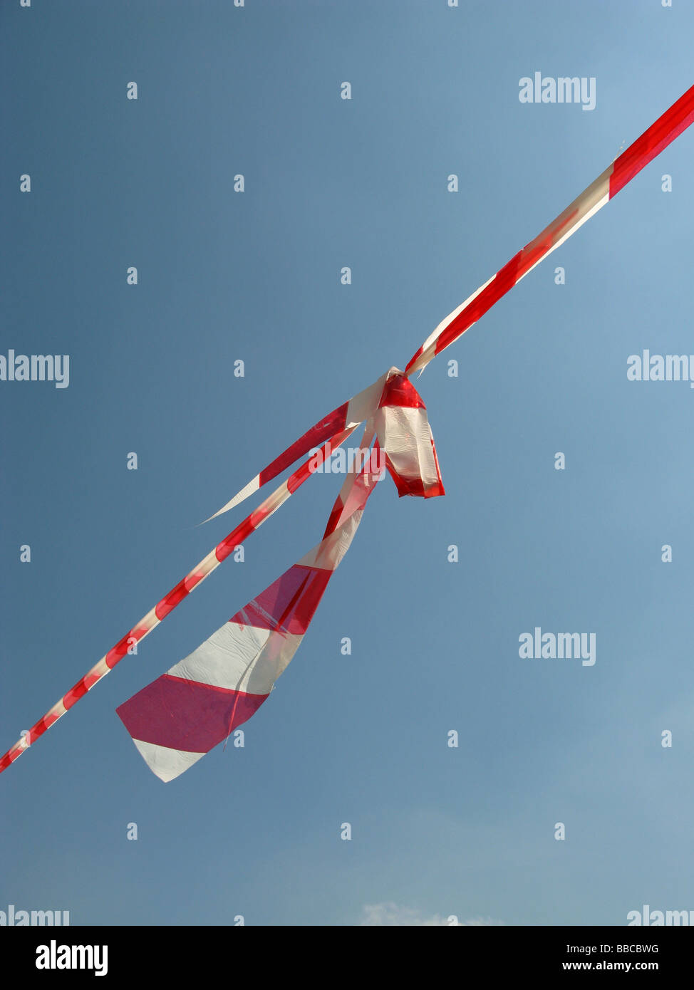 Red white no entry tape hi-res stock photography and images - Alamy