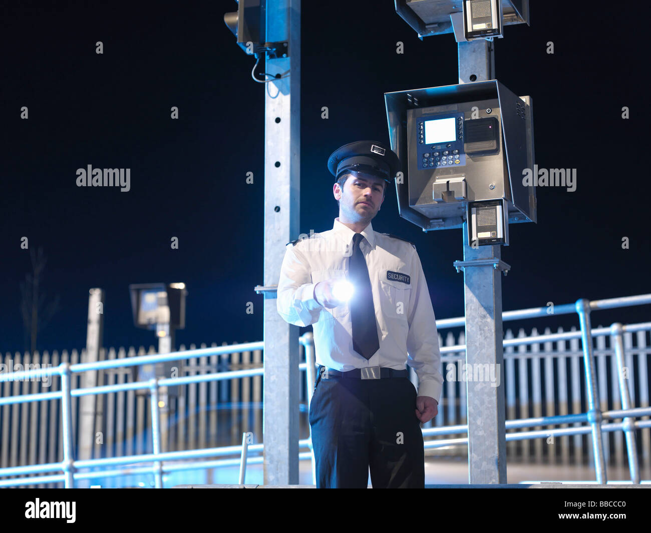 Security guard protection gate hi-res stock photography and images - Alamy