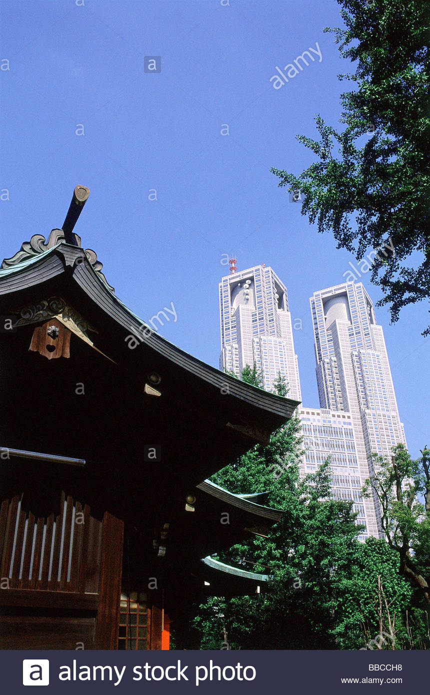 Old And New Buildings Japan Stock Photos & Old And New Buildings Japan ...