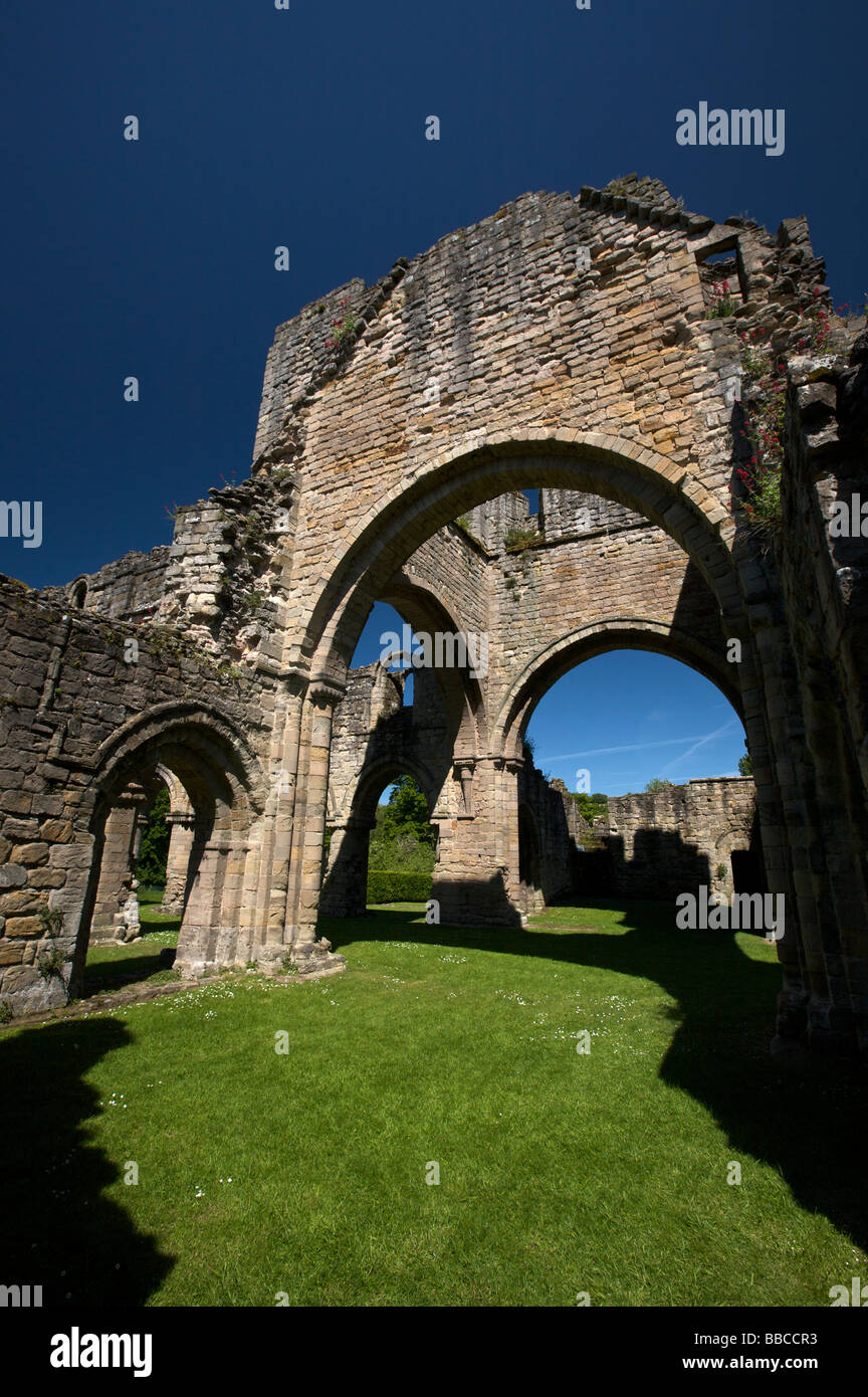 Abbey of st mary and st chad buildwas hi-res stock photography and ...
