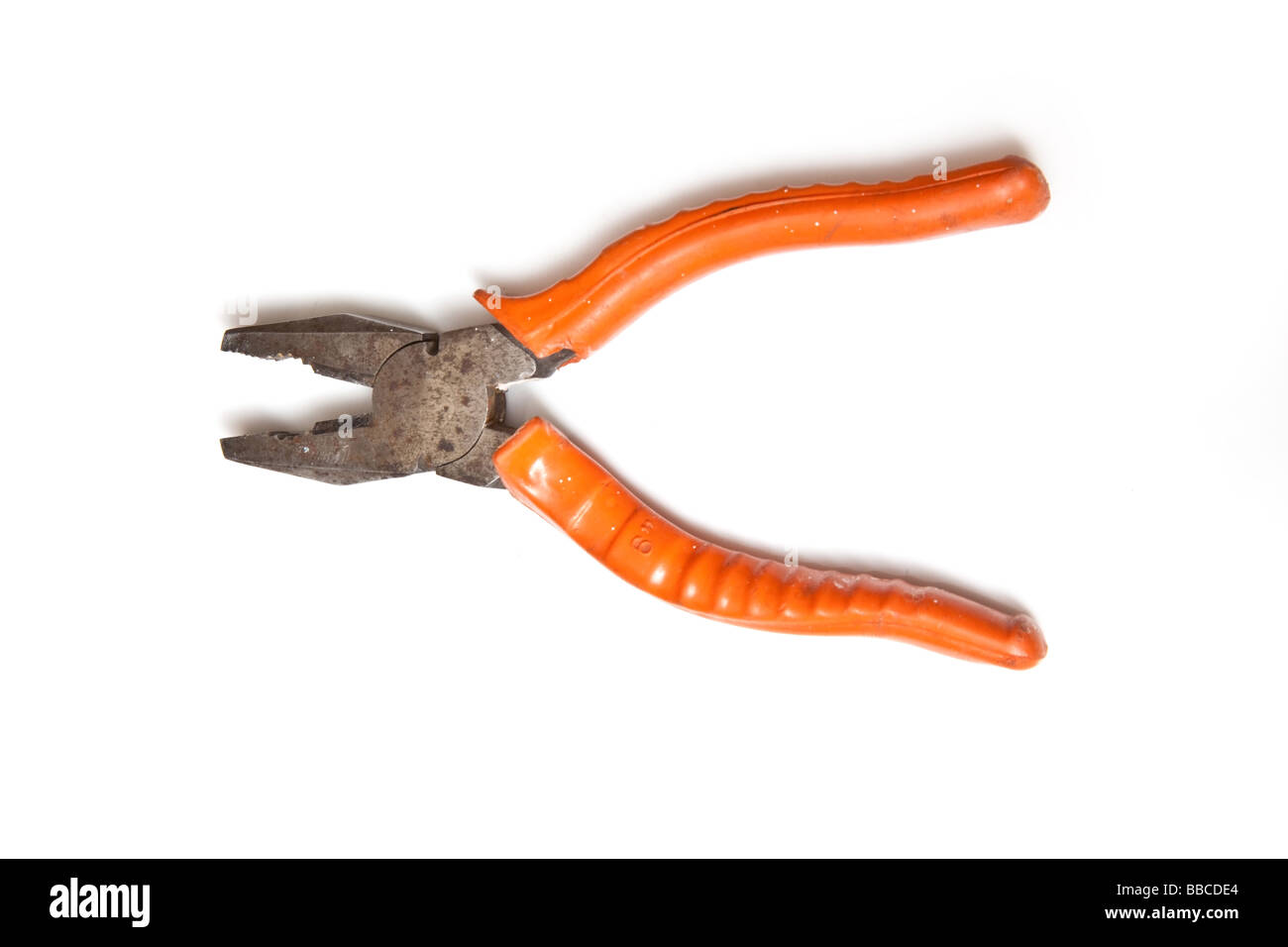 Pliers isolated on a white studio background Stock Photo - Alamy
