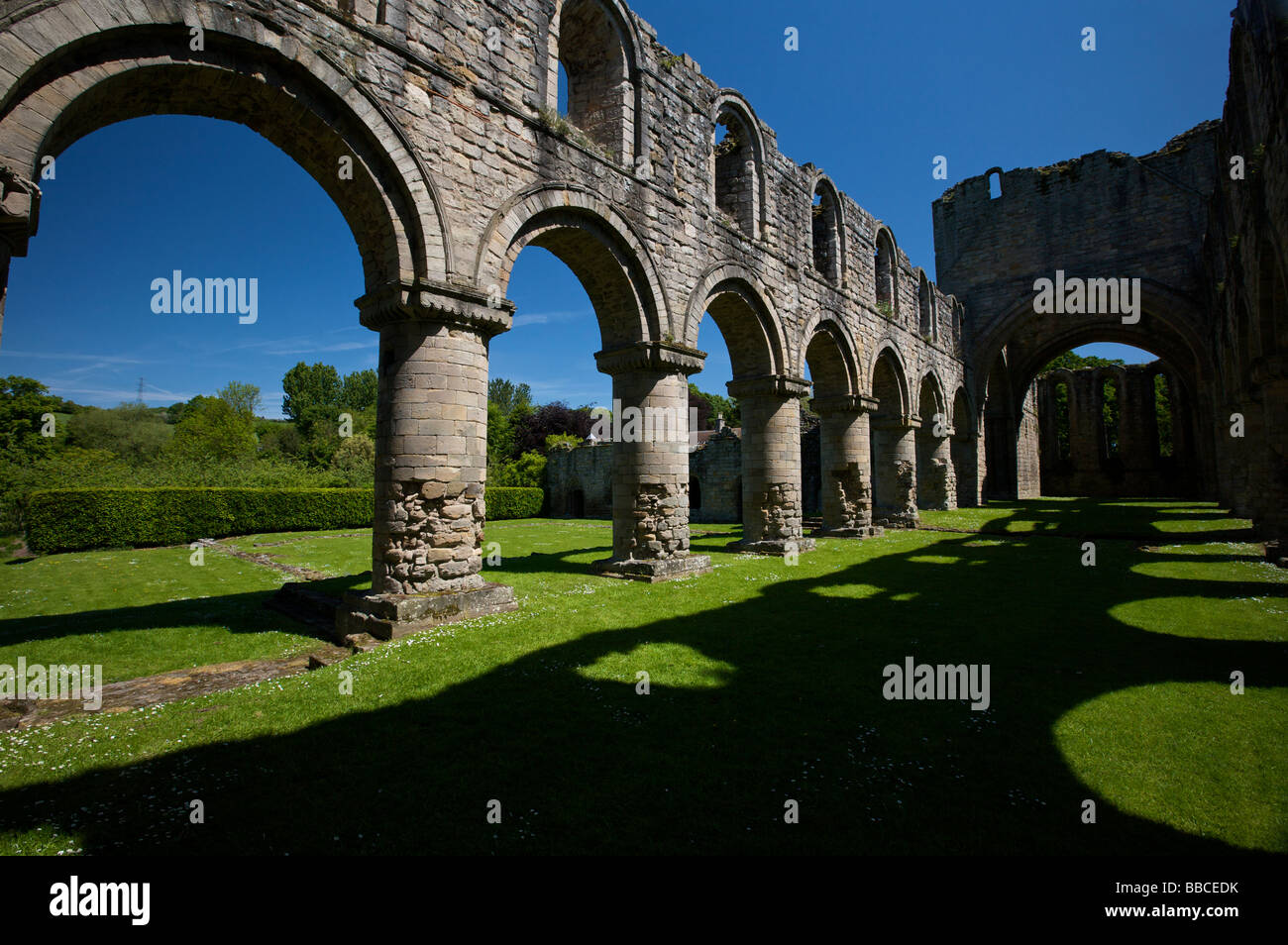 Buildwas Abbey Buildwas Shropshire West Midlands England UK Stock Photo ...