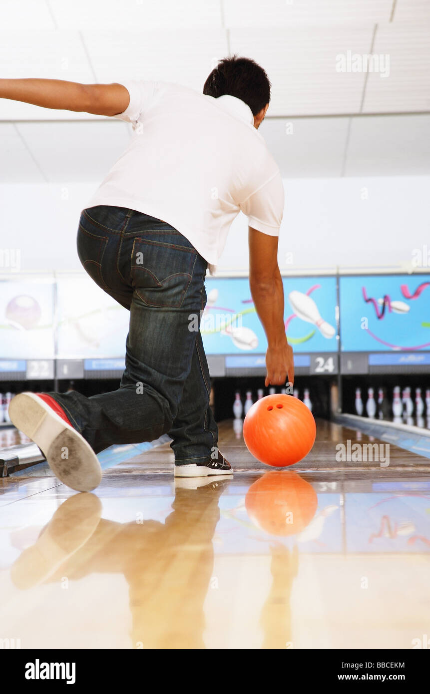 Bowling alley view hi-res stock photography and images - Alamy