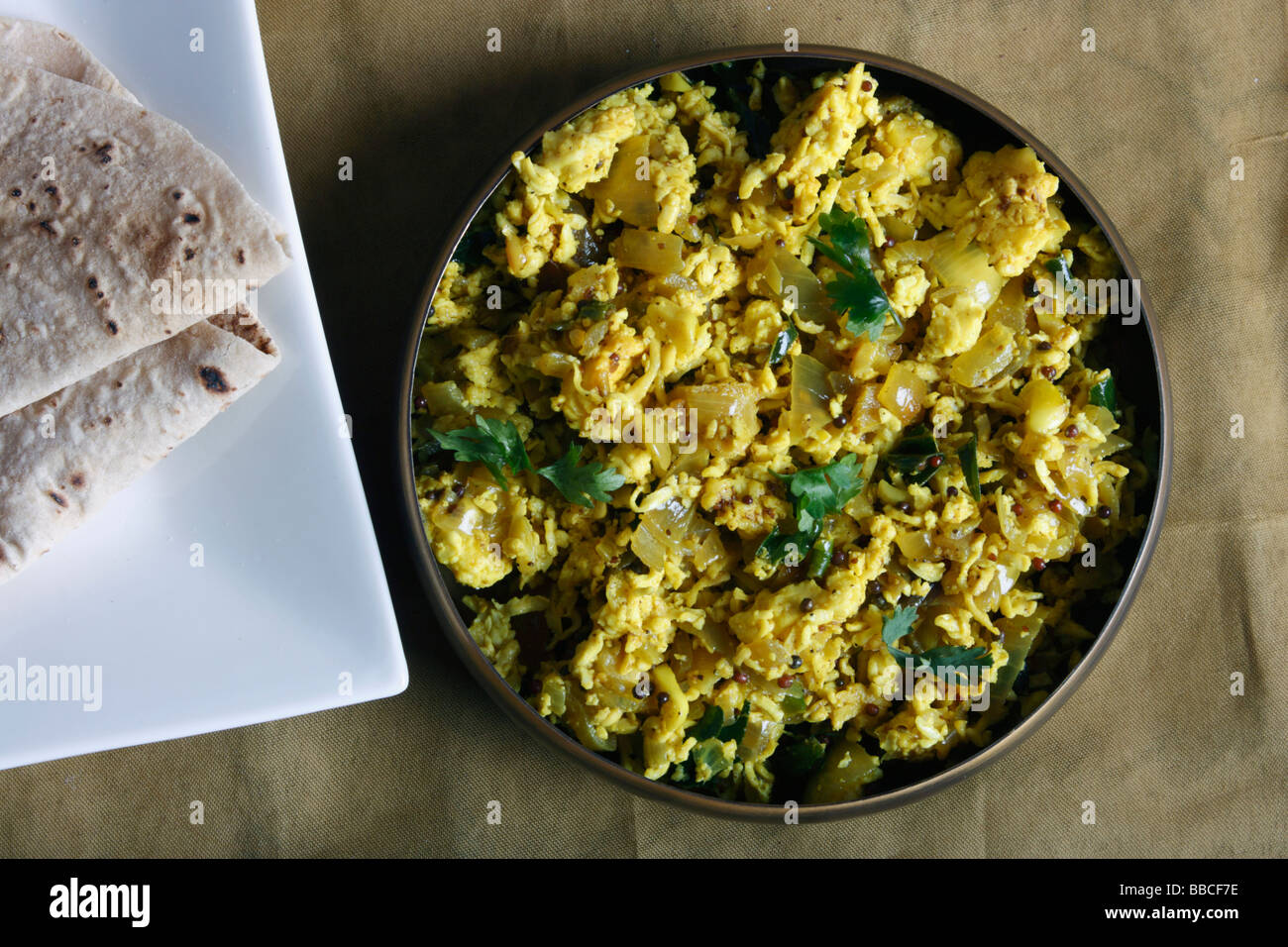 Paneer podimas is a cheese based side dish from Tamil Nadu Stock Photo ...