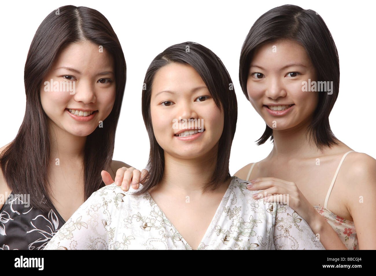 Three sisters, portrait Stock Photo - Alamy
