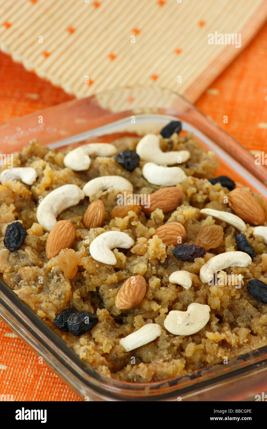 Moong dal halwa sweet dish hi-res stock photography and images - Alamy