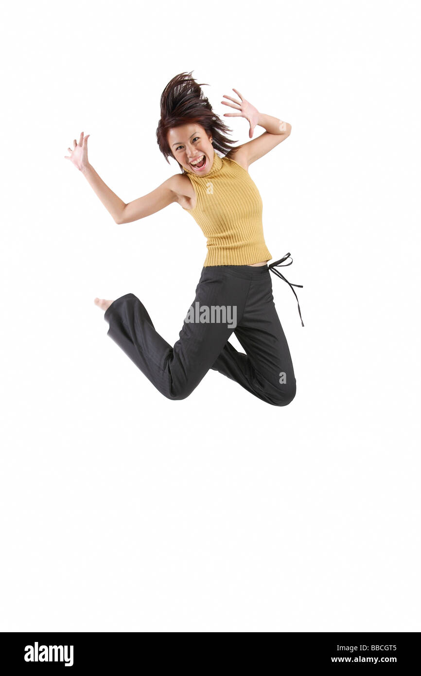 Chinese person jumping hi-res stock photography and images - Alamy