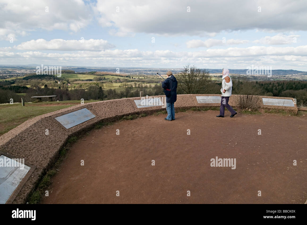views of the clent hills in worcestershire Stock Photo - Alamy