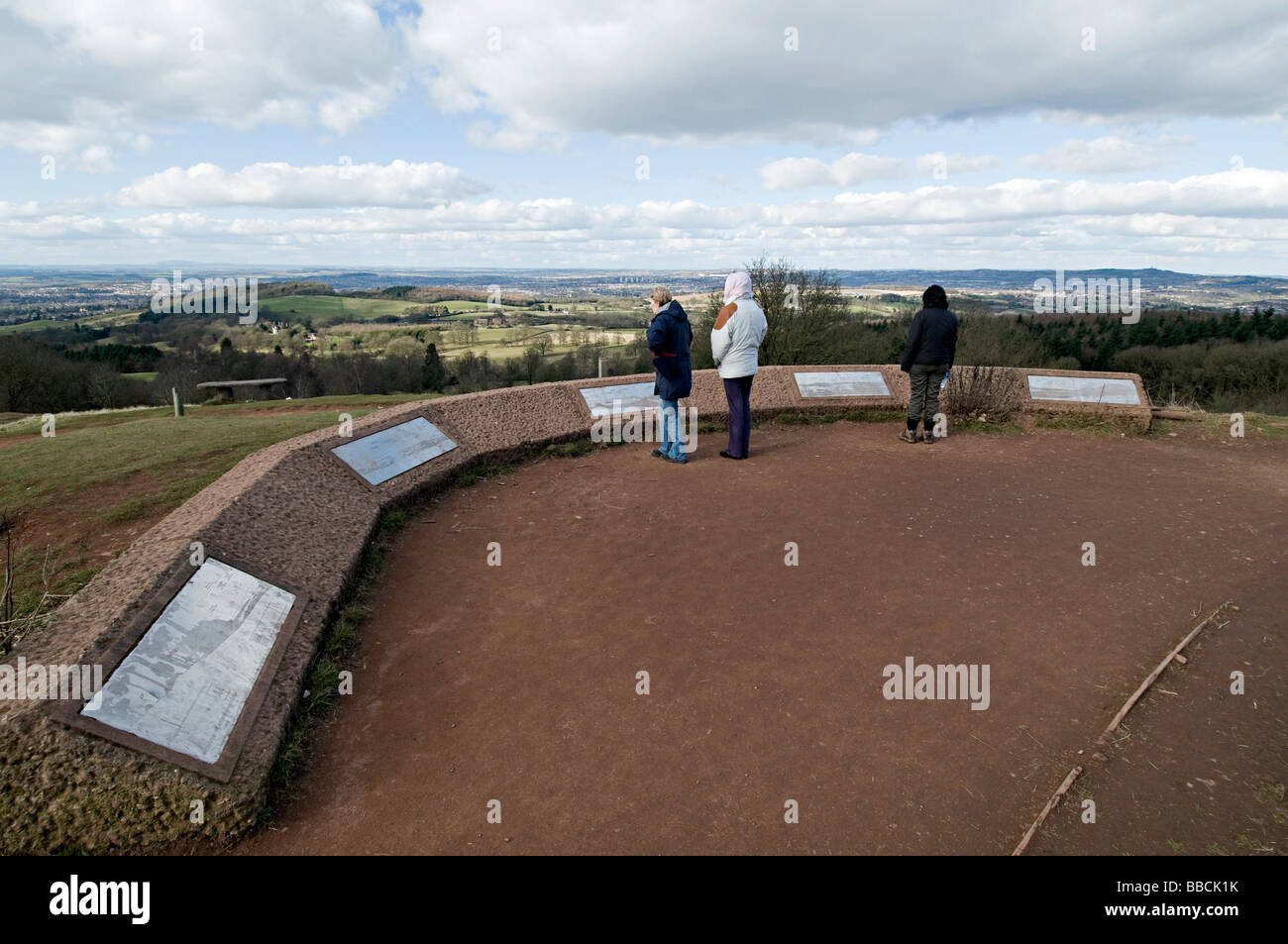 views of the clent hills in worcestershire Stock Photo - Alamy