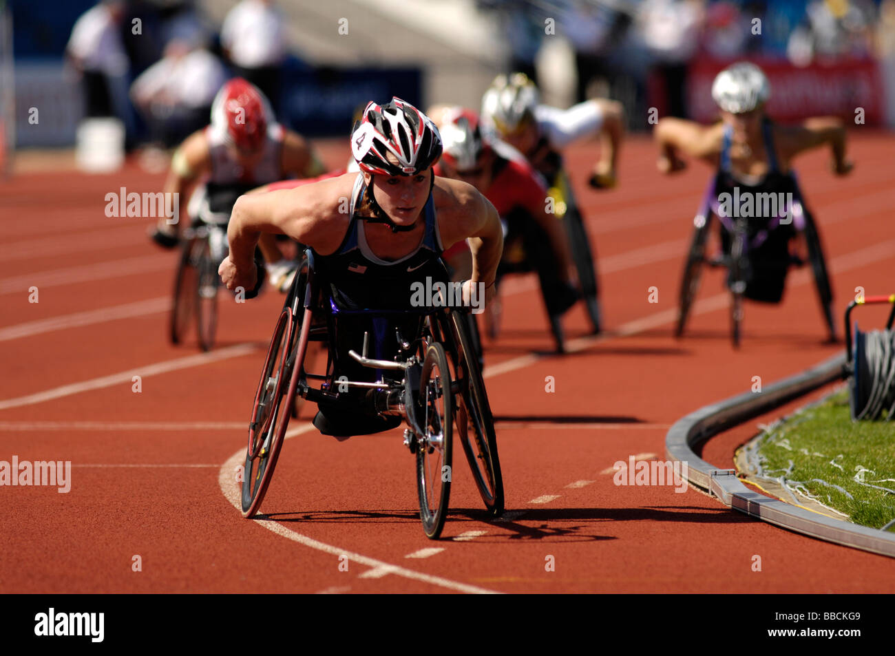 Paralympics Wheelchair Race High Resolution Stock Photography and ...