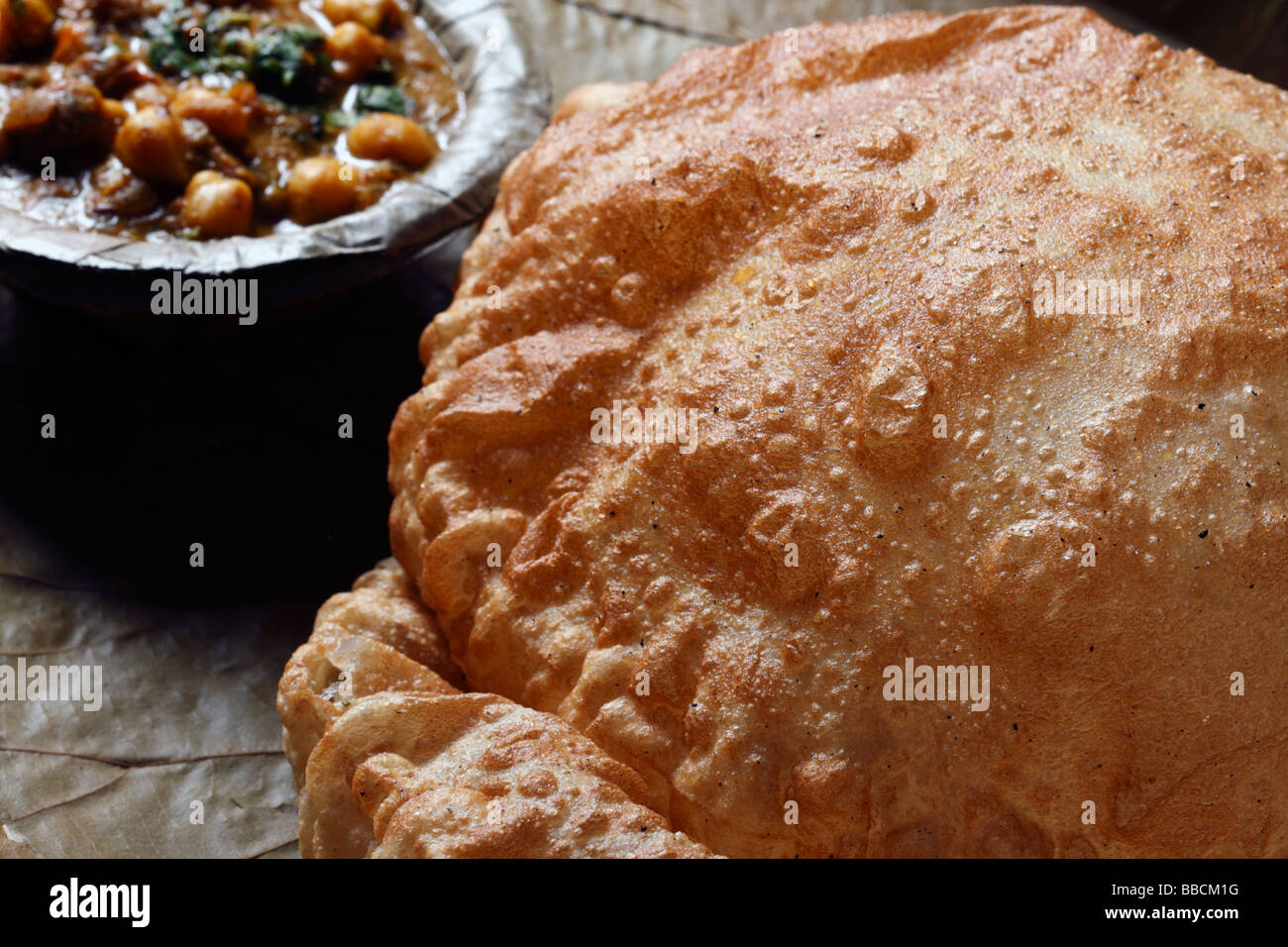 Chola bhatura street hi-res stock photography and images - Alamy