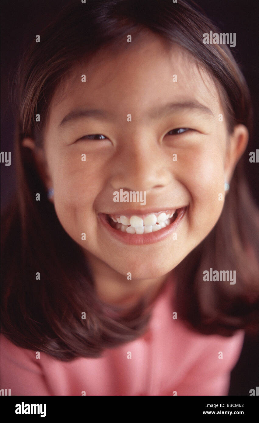 Young girl smiling, portrait Stock Photo - Alamy Young girl smiling, portrait Stock Photo - Alamy