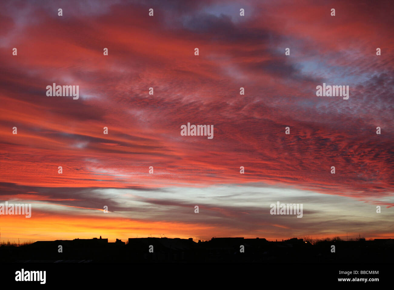 Red sky in the morning shepherds warning hi-res stock photography and ...