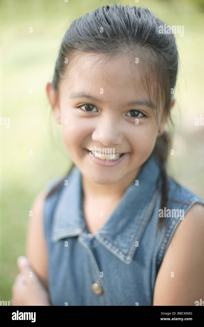 Young girl smiling, portrait Stock Photo - Alamy Young girl smiling, portrait Stock Photo - Alamy