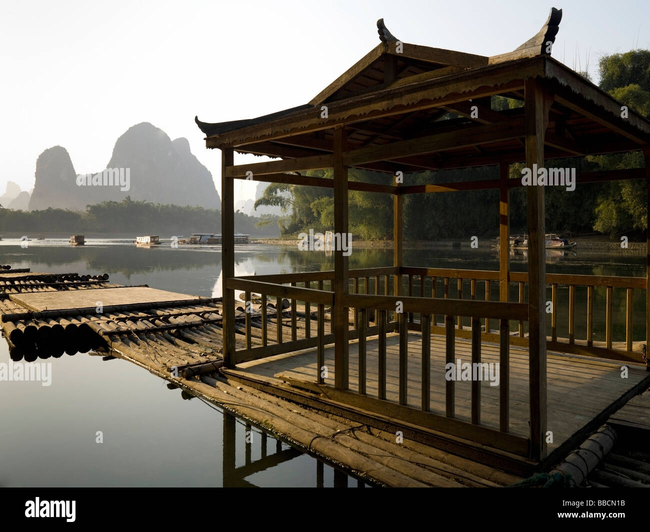 Wooden river raft hi-res stock photography and images - Alamy