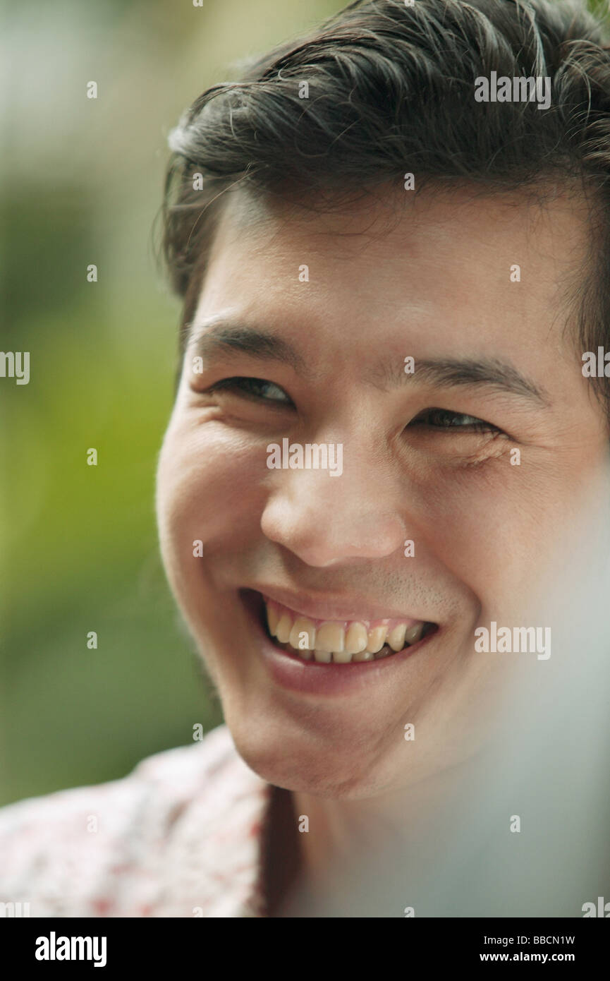 Young man smiling, portrait Stock Photo - Alamy