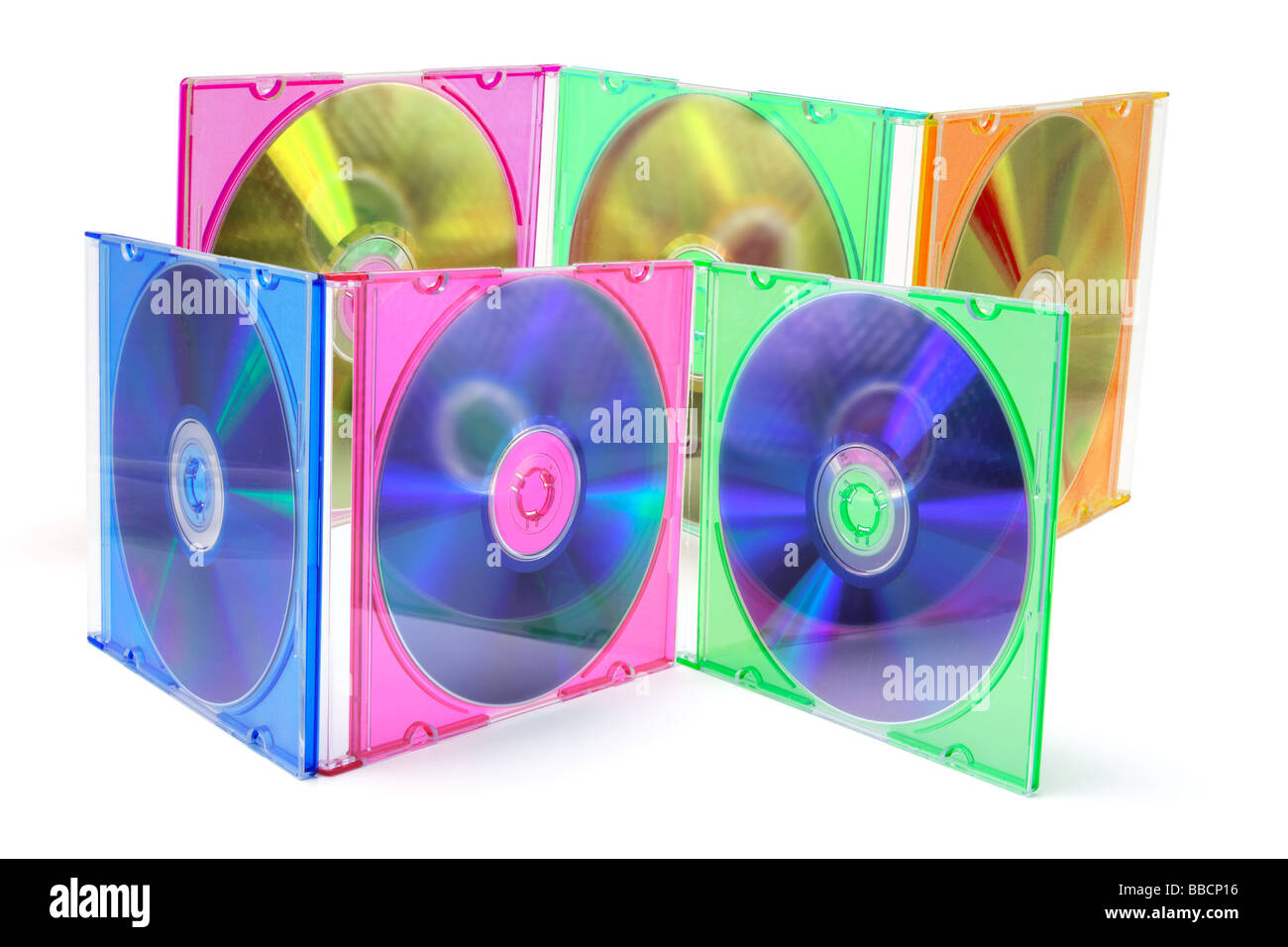 Compact Discs in Plastic Cases Stock Photo - Alamy