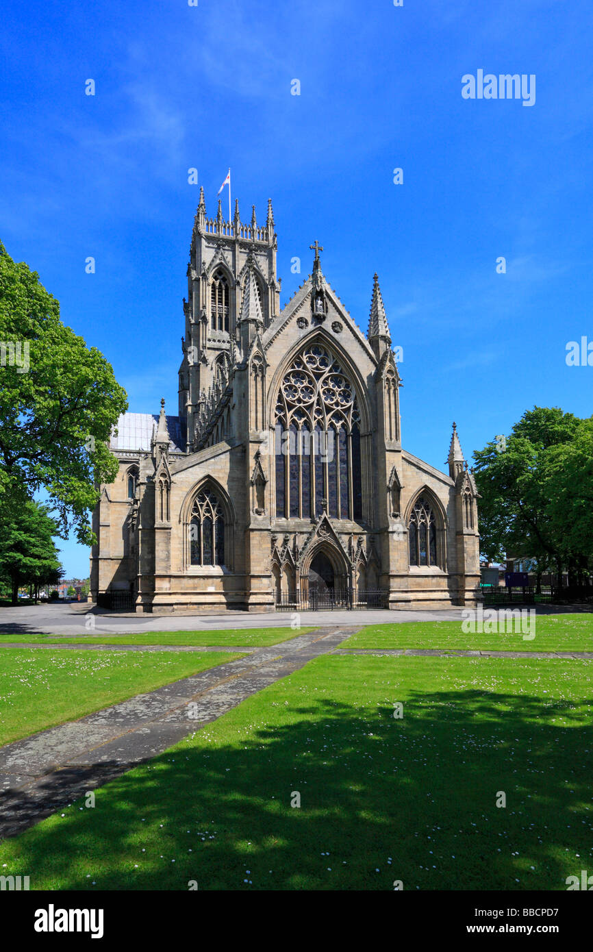 South face of The Minster Church of Saint George, Doncaster, South ...
