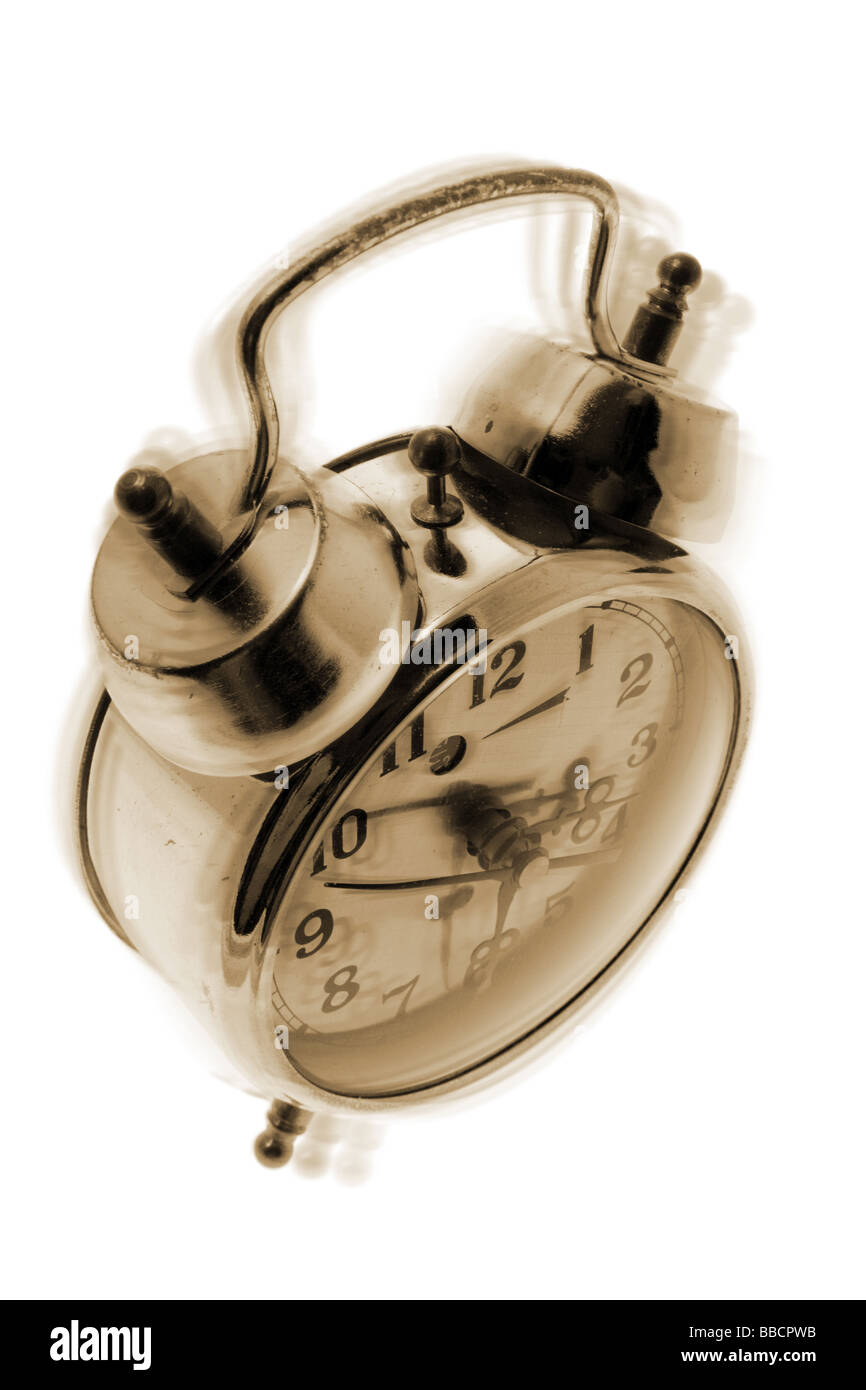 Clock alarm bells Cut Out Stock Images & Pictures - Alamy